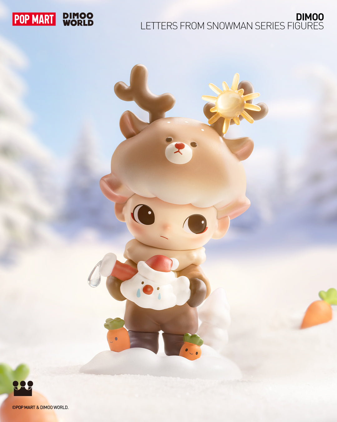 DIMOO Letters from Snowman Series Figures – Surpriseblindbox